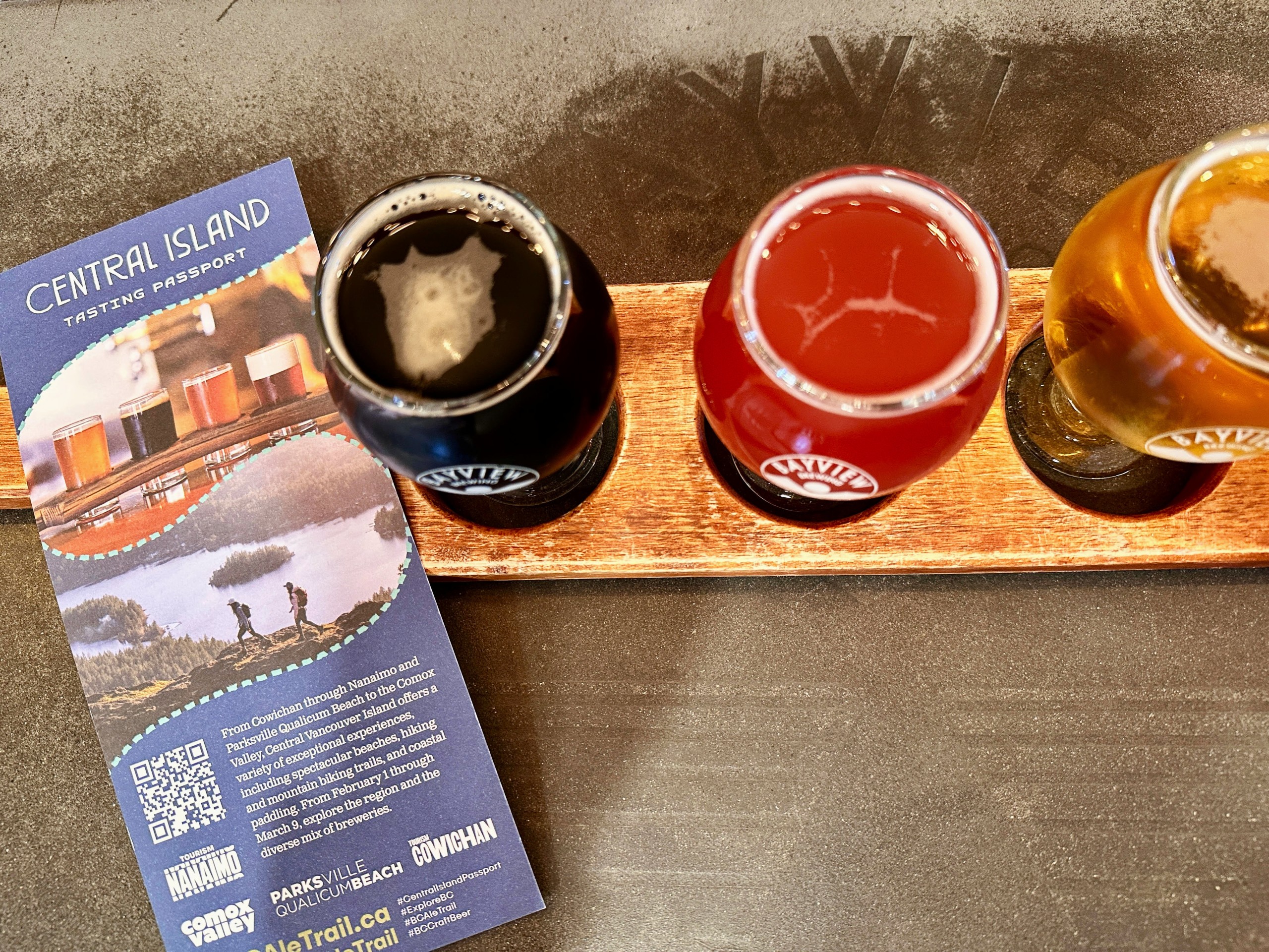 Central Island Ale Trail Tasting Passport · The BC Ale Trail
